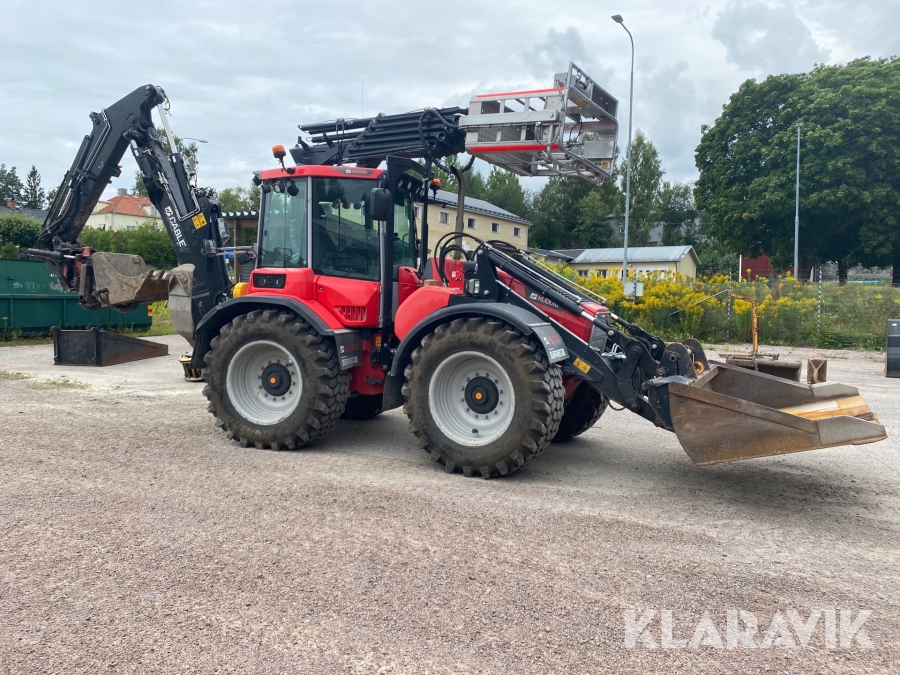Traktorgrävare Huddig 1260 c Med kran och tillbehör