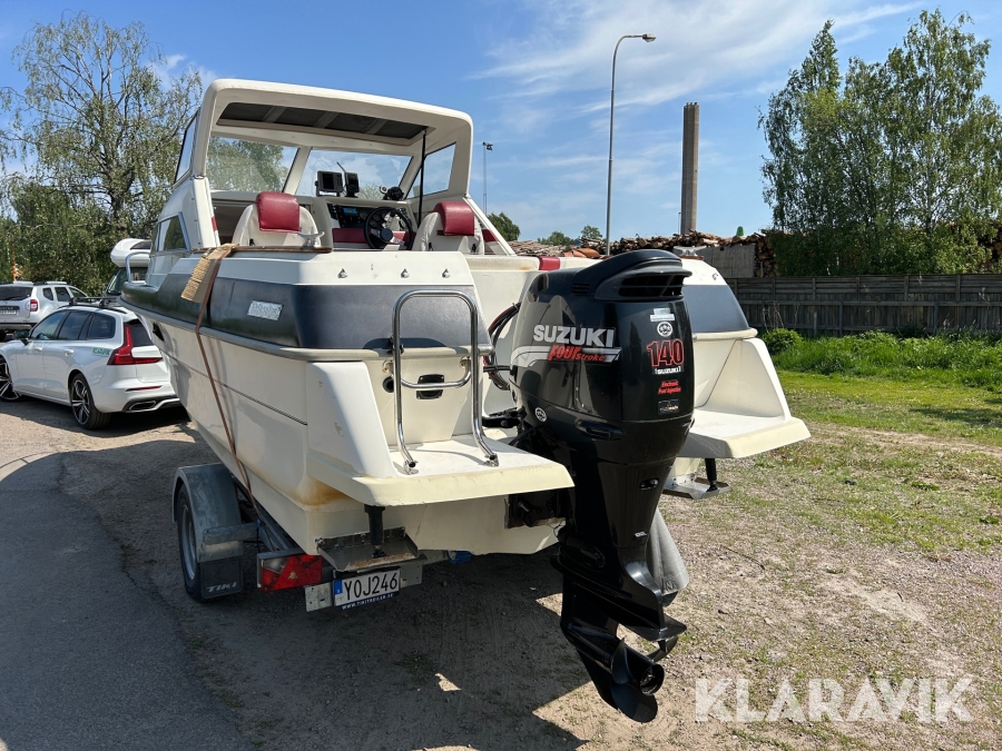 Motorbåt Skibsplast 600 HT, Karlstad, Klaravik auktioner