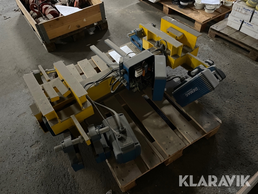 Telfer med driven åkvagn inkl radiostyrning Demag E11, Högsb