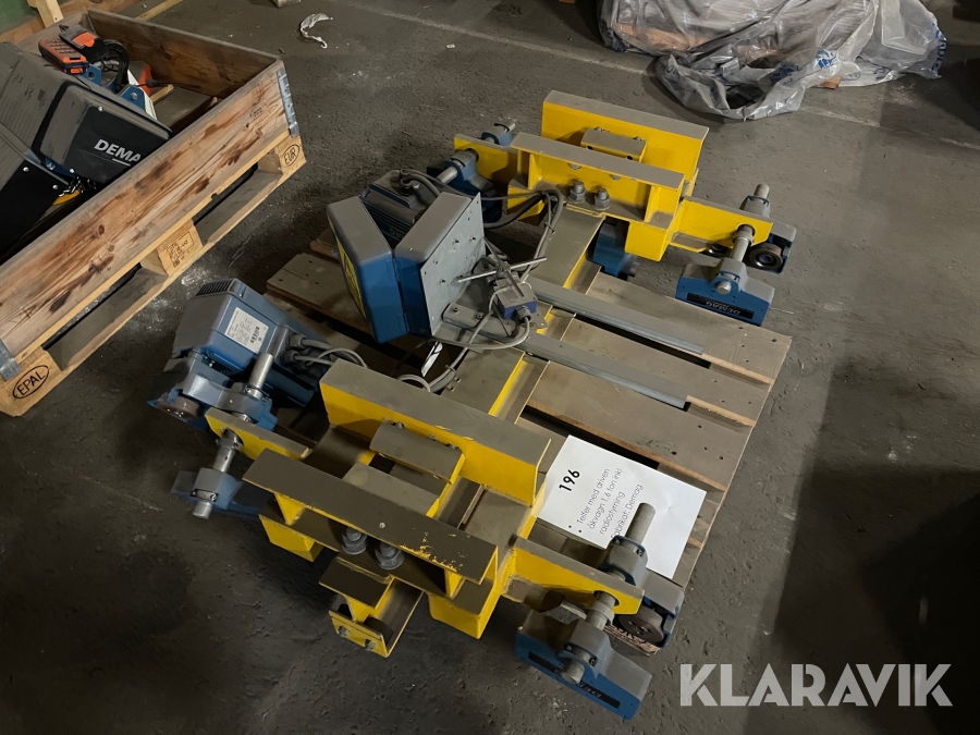 Telfer med driven åkvagn inkl radiostyrning Demag E11, Högsb