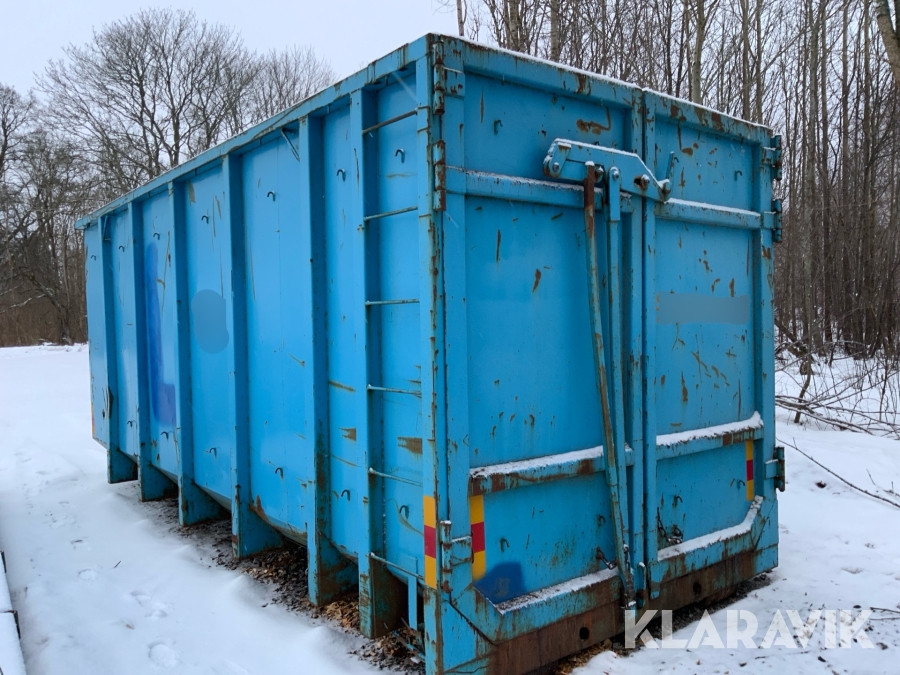 Lastväxlarcontainer 35m3, Lekeberg, Klaravik auktioner