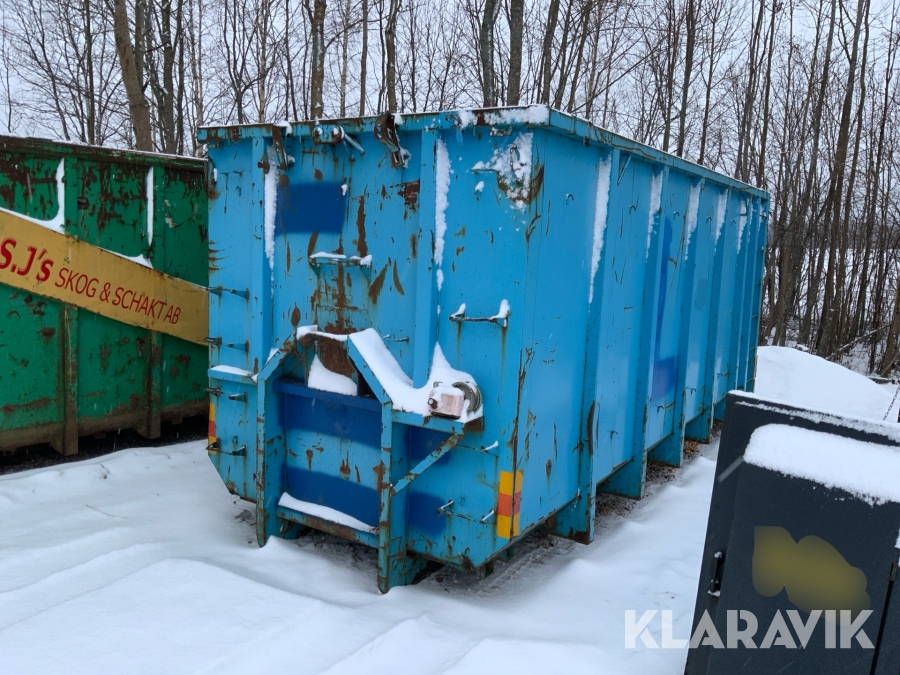 Lastväxlarcontainer 35m3, Lekeberg, Klaravik auktioner