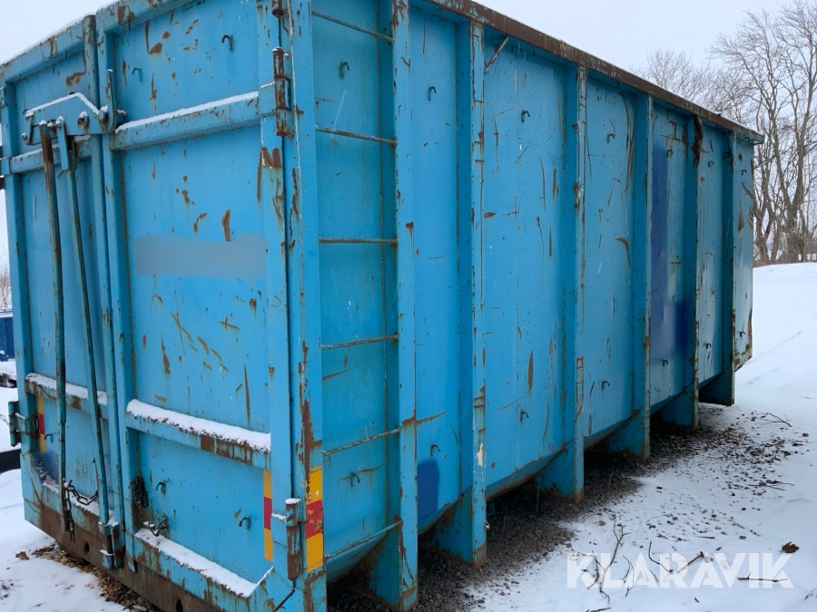 Lastväxlarcontainer 35m3, Lekeberg, Klaravik auktioner
