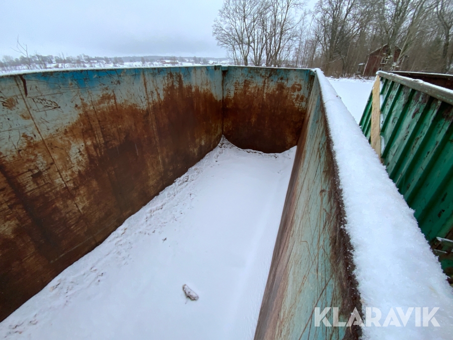 Lastväxlarcontainer 35m3, Lekeberg, Klaravik auktioner