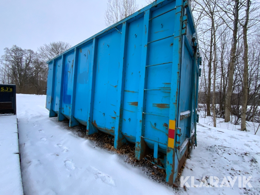 Lastväxlarcontainer 35m3, Lekeberg, Klaravik auktioner