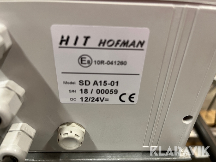 Motordriven takramp Hit Hofman, Hallsberg, Klaravik auktione