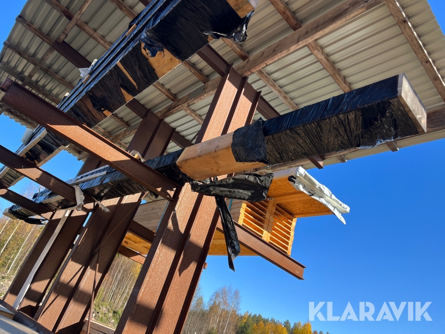 Limträbalk och pelare, Gävle, Klaravik auktioner