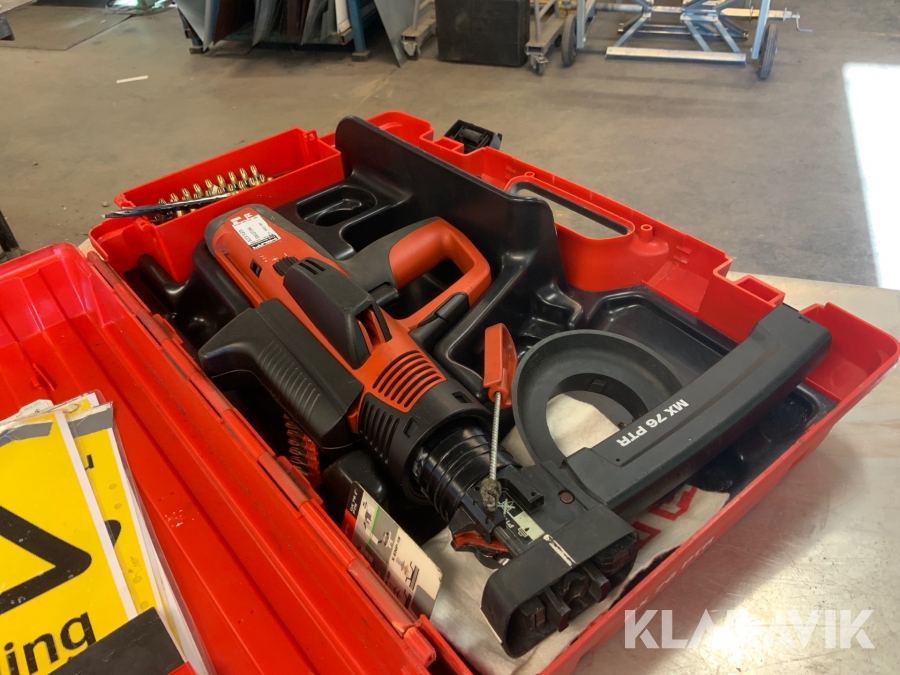 Spik- & Bultpistol Hilti DX 76-PTR, Eskilstuna, Klaravik auk