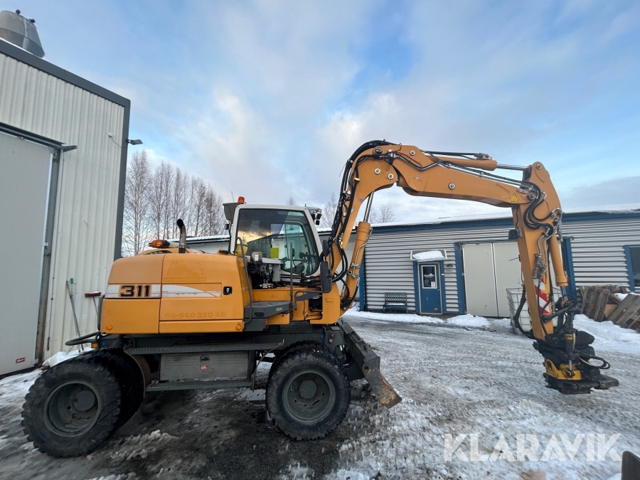Grävmaskin Liebherr A311, Borlänge, Klaravik auktioner