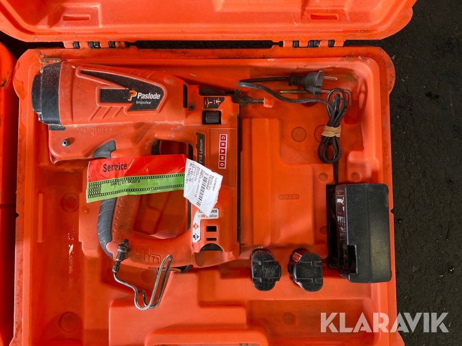 Spikpistol Paslode Impulse IM 90 CI / Impulse IM50 F 18, Jön