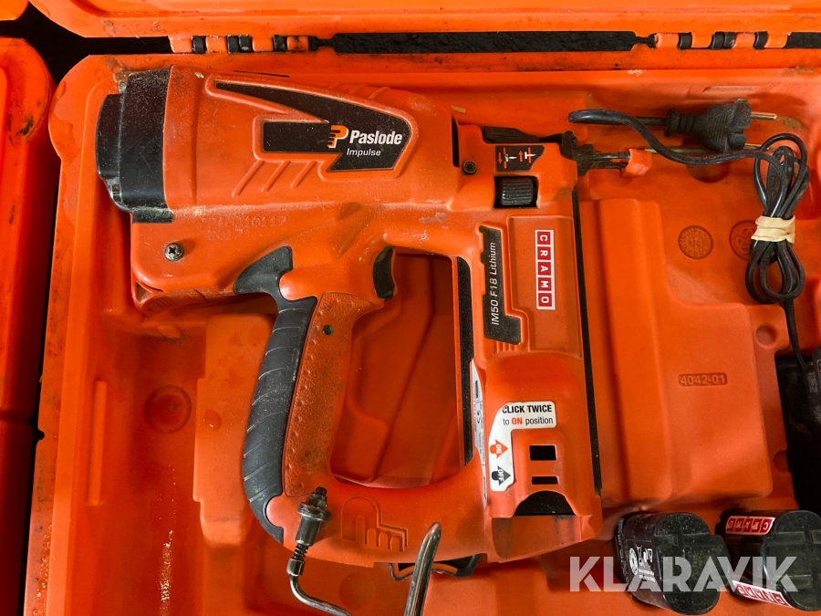 Spikpistol Paslode Impulse IM 90 CI / Impulse IM50 F 18, Jön