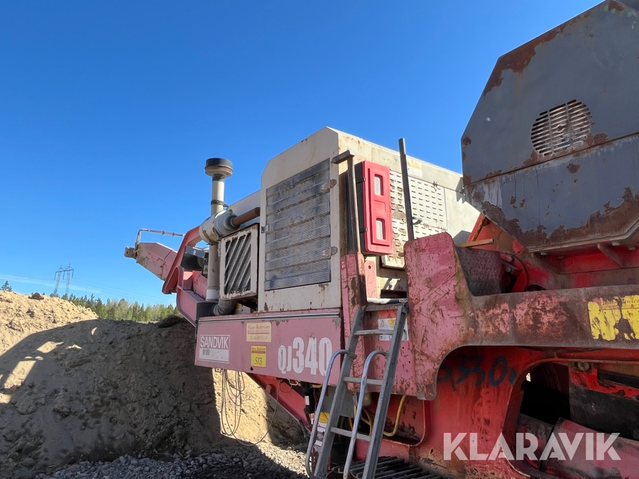 Krossverk Sandvik QJ 340, Botkyrka, Klaravik auktioner