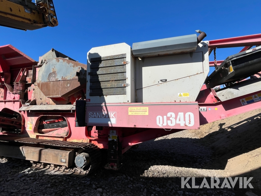 Krossverk Sandvik QJ 340, Botkyrka, Klaravik auktioner