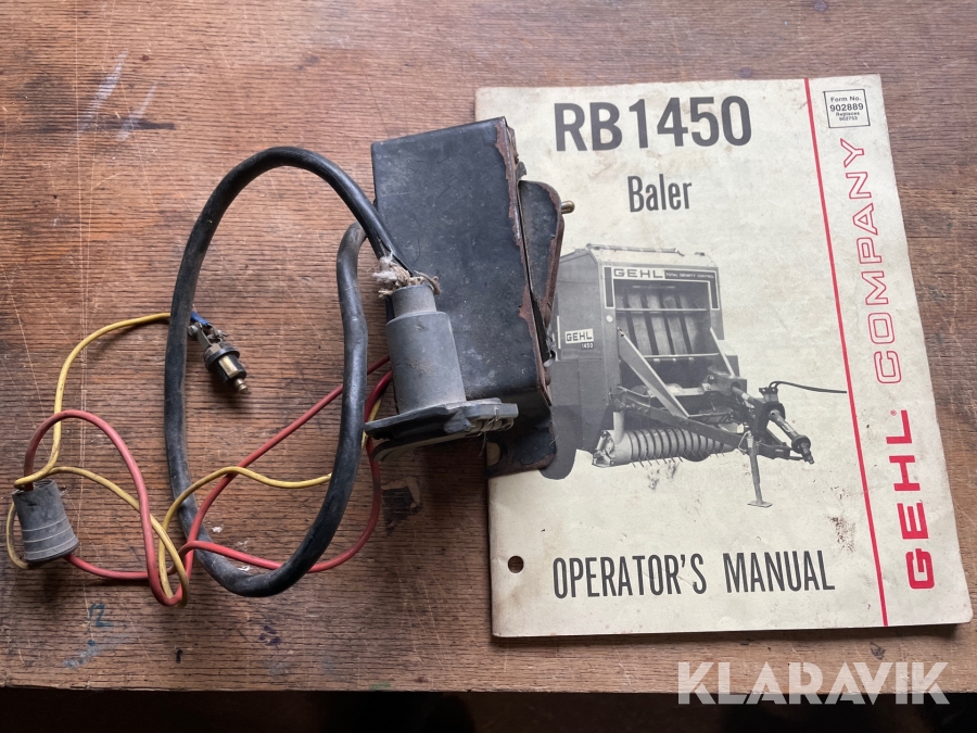 Klaravik Auktioner | Rundbalspress Gehl RB 1450