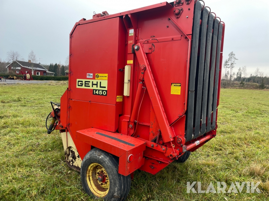 Klaravik Auktioner | Rundbalspress Gehl RB 1450