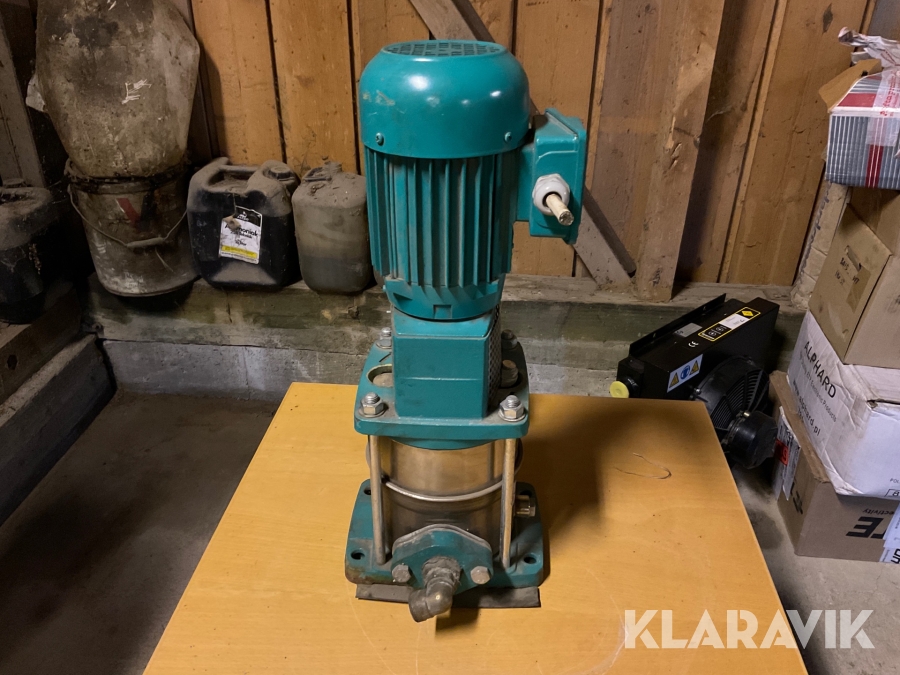 Vattenpump Wilo MVI 203-1, Ljusdal, Klaravik auktioner