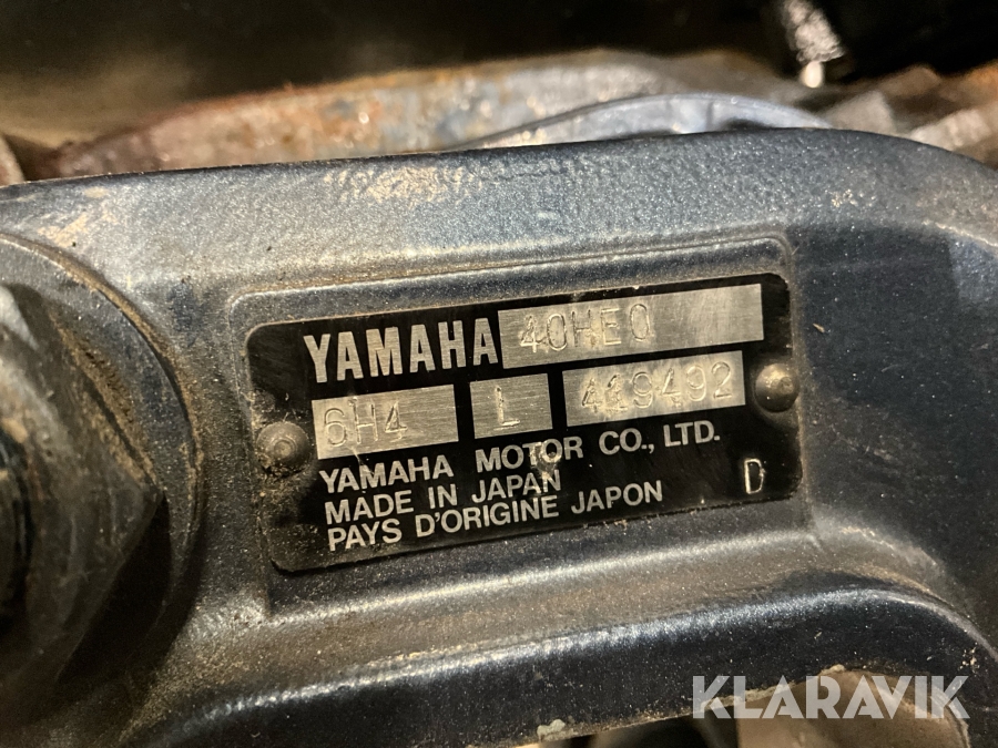 Båtmotor Yamaha 40HE0, Haninge, Klaravik auktioner