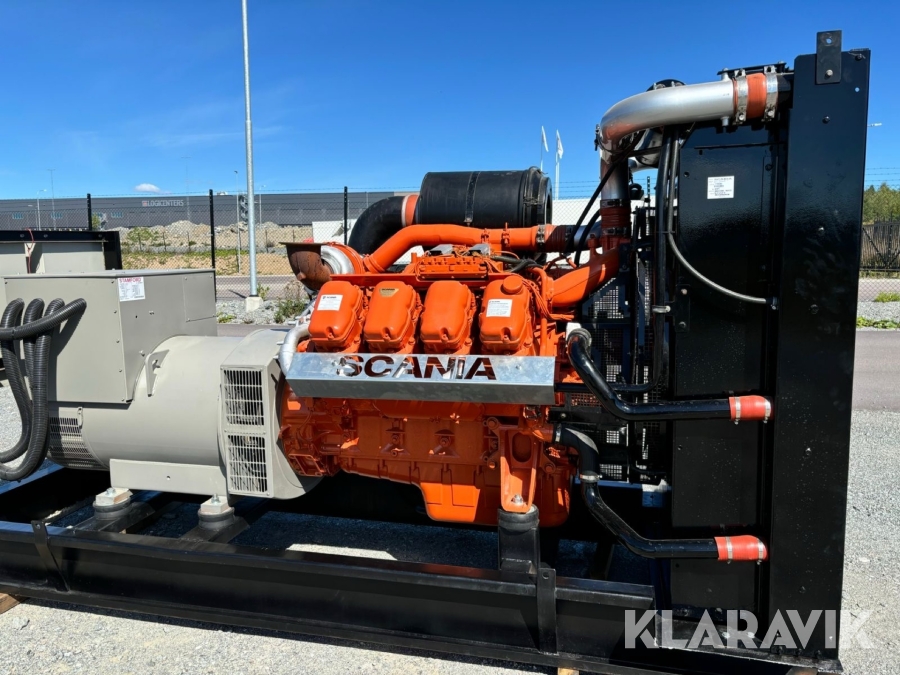 Generator Scania DC16, Enköping, Klaravik auktioner