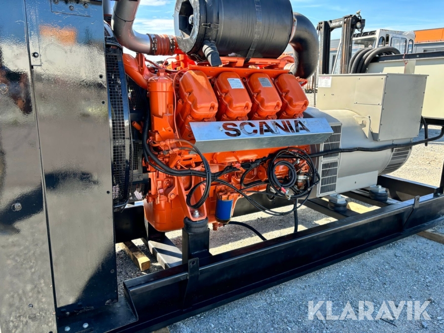 Generator Scania DC16, Enköping, Klaravik auktioner