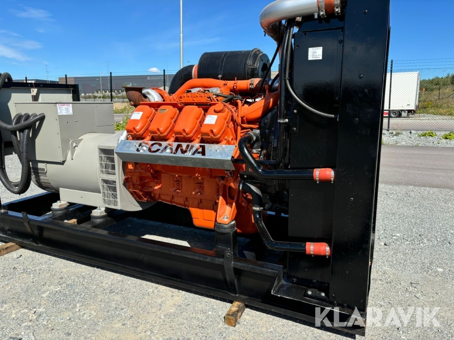 Generator Scania DC16, Enköping, Klaravik auktioner