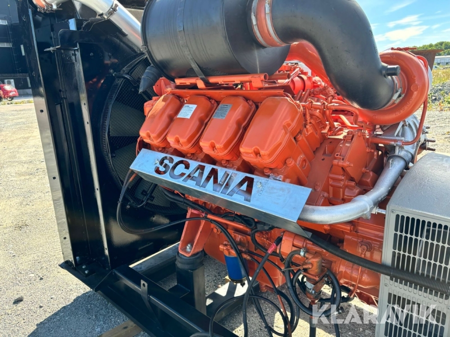 Generator Scania DC16, Enköping, Klaravik auktioner