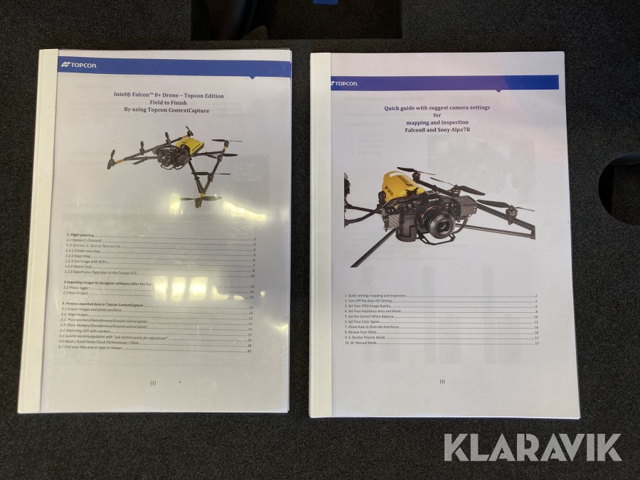 Drönare Topcon Falcon 8 - Sony A7R