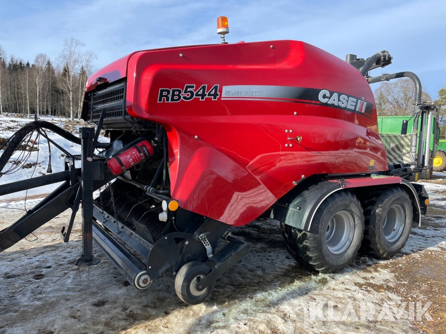 Rundbalspress Case RB 544 silage pack HD, Sunne, Klaravik au
