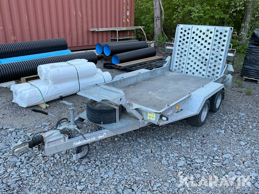 Maskinsläp Ifor Williams Trailers GH94, Karlskoga, Klaravik