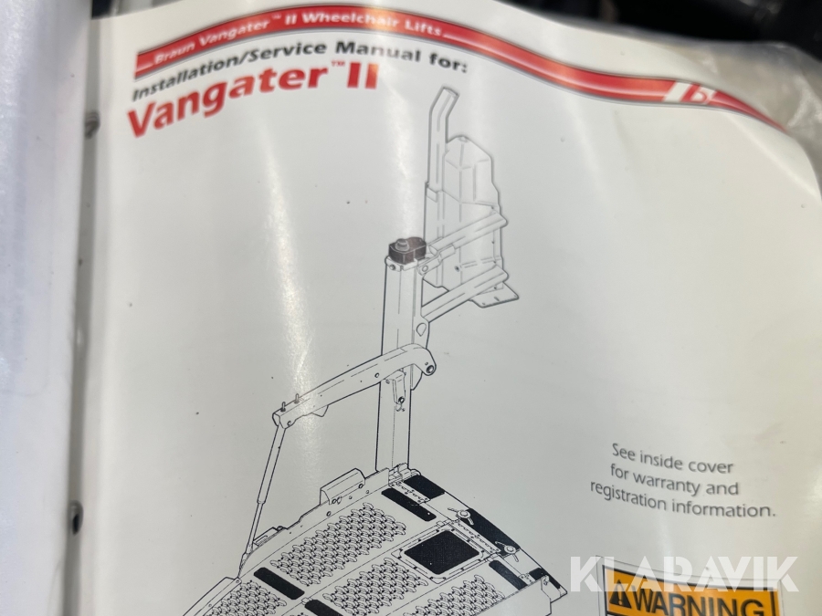 Hydraulisk rullstolsramp för bil Vangater II, Haninge, Klara