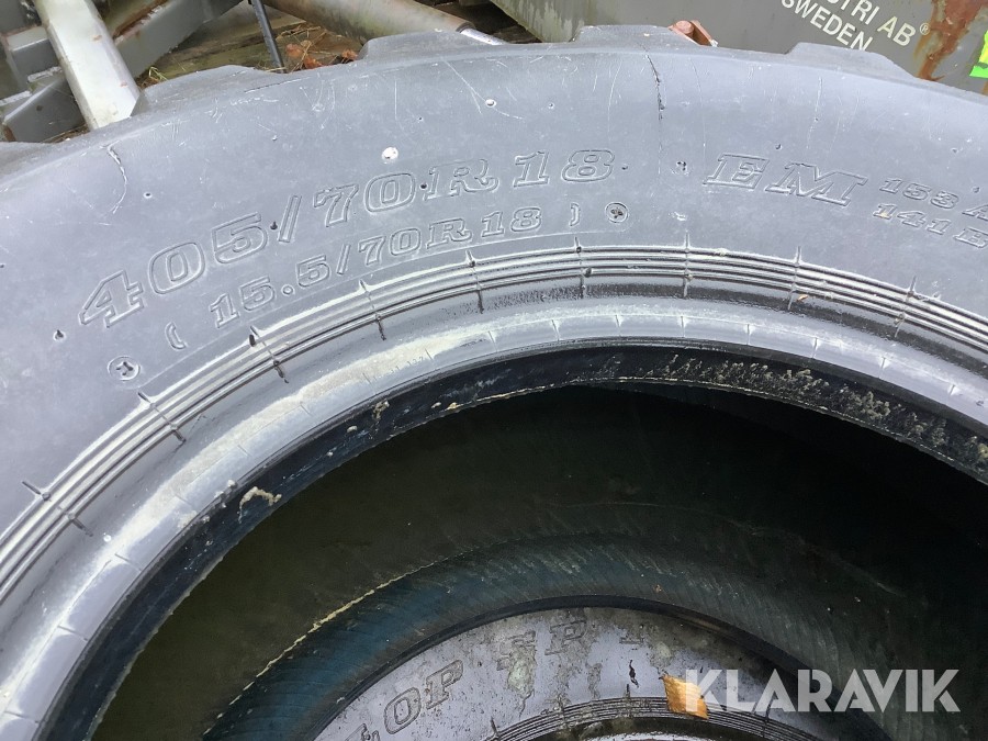 Däck till lastmaskin Dunlop 2st, 405/70R18