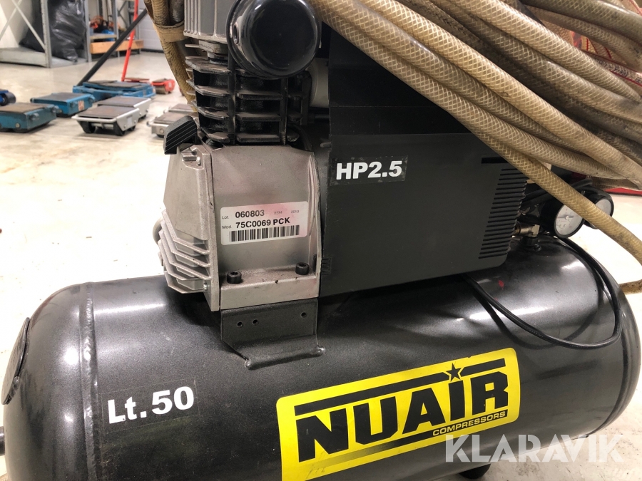 Klaravik Auktioner | Kompressor Nuair Lt50