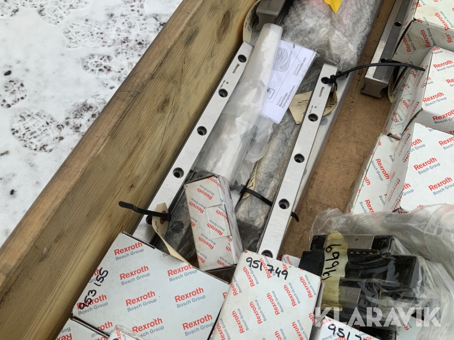 Glidbockar Rexroth B.Runner Block, Flen, Klaravik auktioner