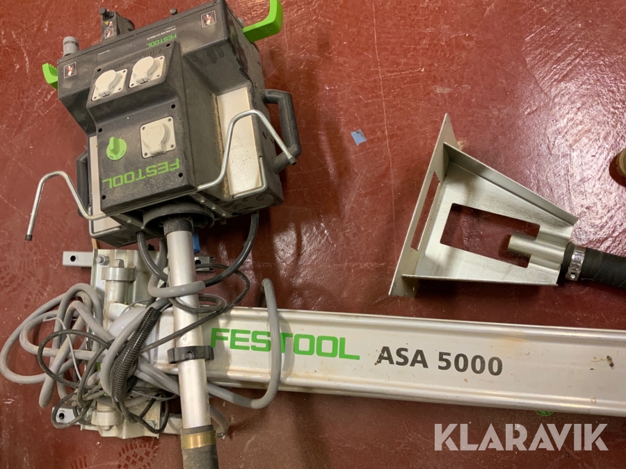 Klaravik Auktioner | Rökutsug Festool ASA 5000 med väggfäste