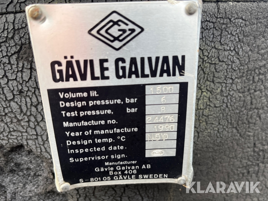 Tank, Norrköping, Klaravik auktioner