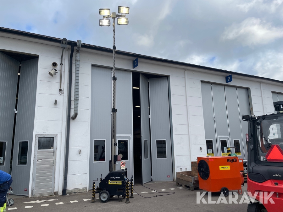 Belysningsmast Tower-ligh Linktower7M, Svalöv, Klaravik aukt