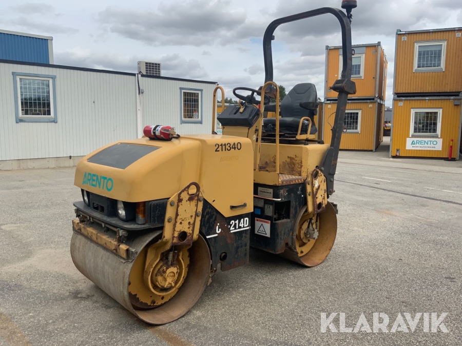 Tandemvält Caterpillar CB-214D, Burlöv, Klaravik auktioner