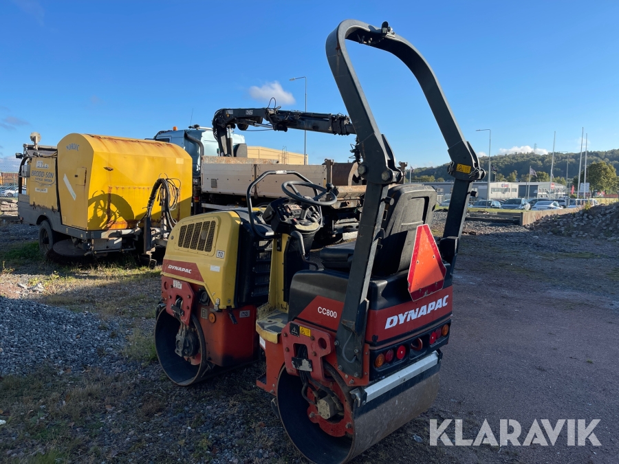 Vält Dynapac CC800, Göteborg, Klaravik auktioner