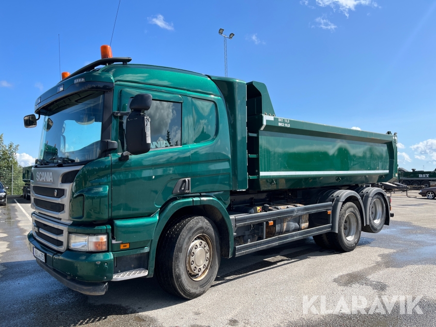 Schaktbil Scania P370, Södertälje, Klaravik auktioner