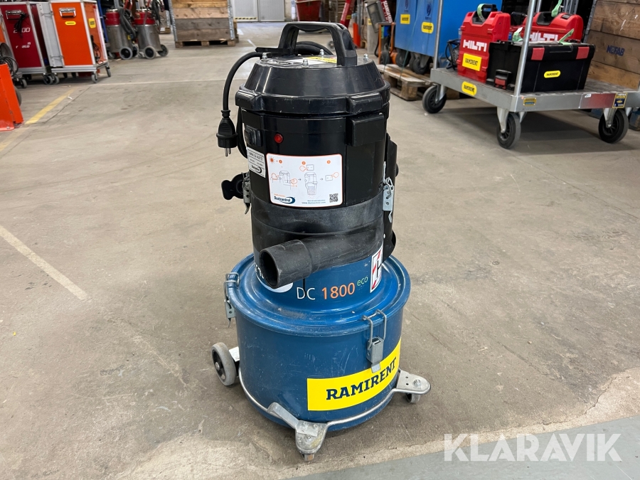 Stoftavskiljare Dustcontrol DC 1800, Svalöv, Klaravik auktio