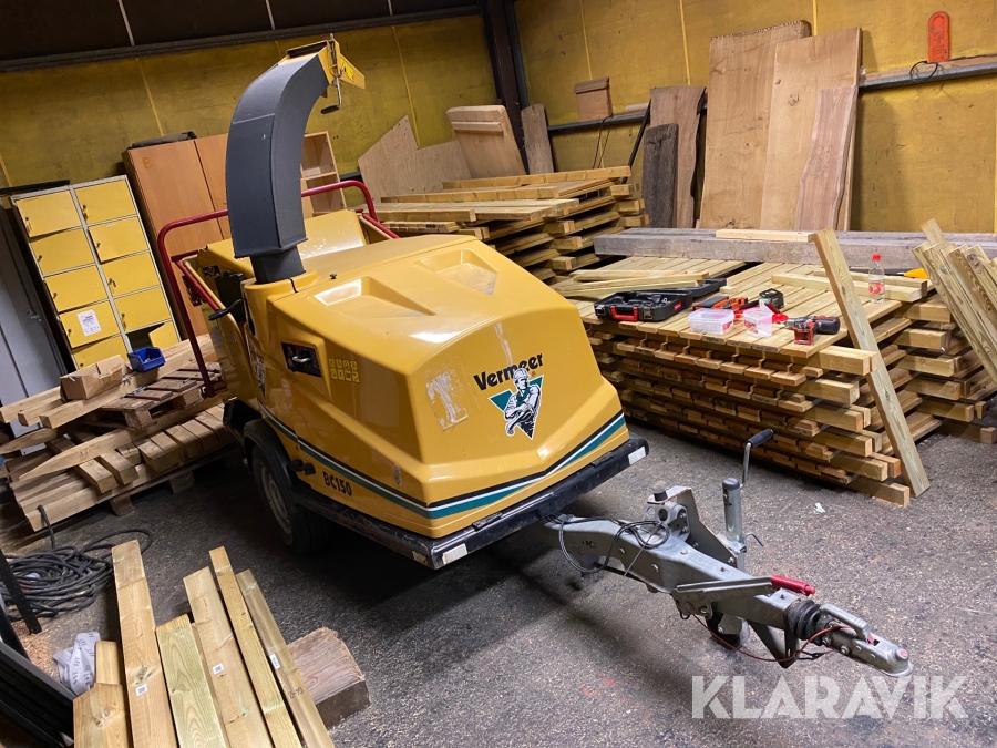 Flistugg Vermeer BC150, Halmstad, Klaravik auktioner