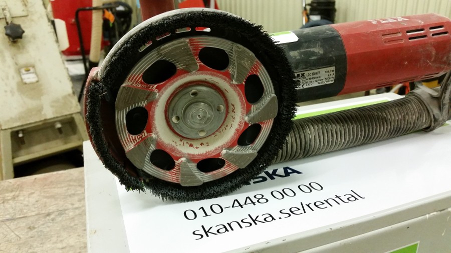 Slipmaskin för betong ,effekt ca. 2 kW