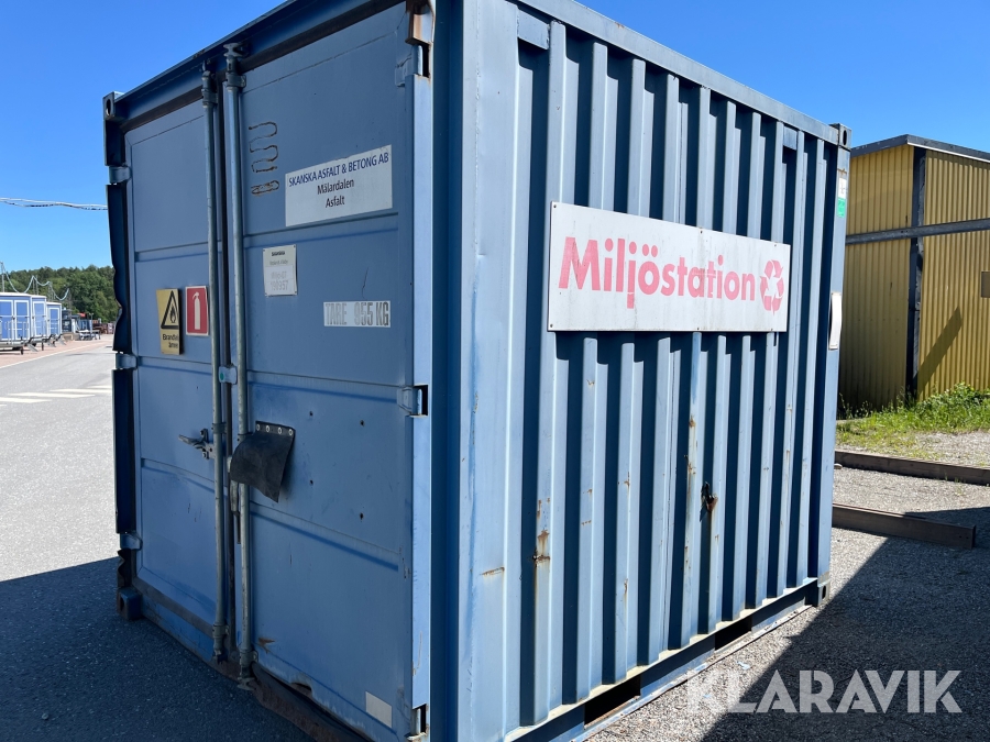 Container 10 fot, Stockholm, Klaravik auktioner