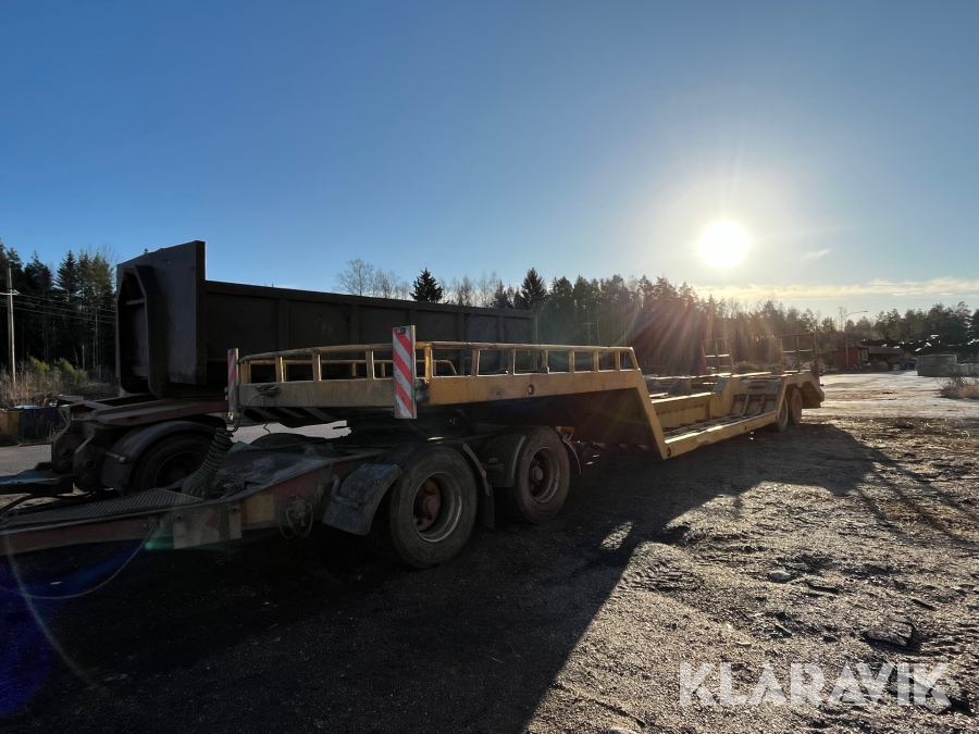 Maskintrailer JMP-Wielton, Norrtälje, Klaravik auktioner
