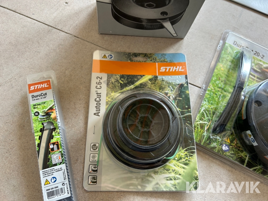 Reservdelar och tillbehör STIHL, Laholm, Klaravik auktioner