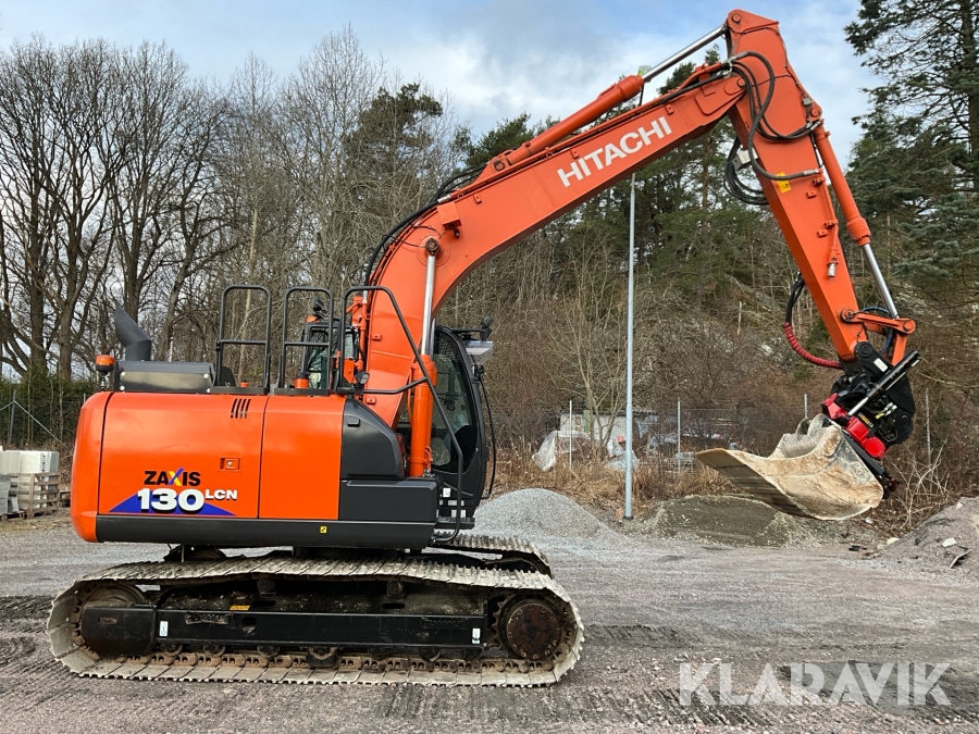 Grävmaskin Hitachi ZX 130 LCN-6, Alingsås, Klaravik auktione
