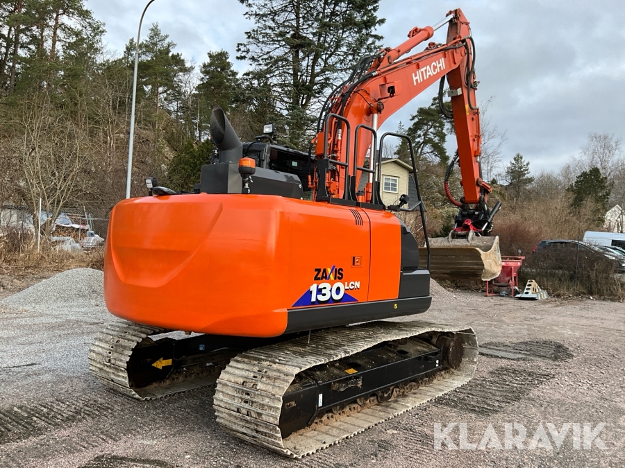 Grävmaskin Hitachi ZX 130 LCN-6, Alingsås, Klaravik auktione