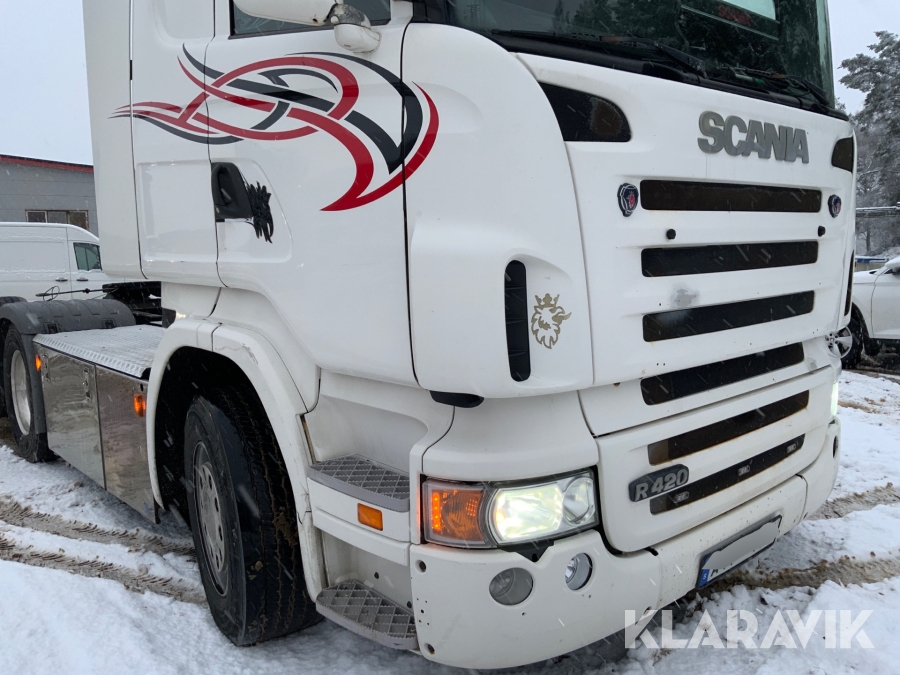 Lastbil Scania R420, Ljungby, Klaravik auktioner