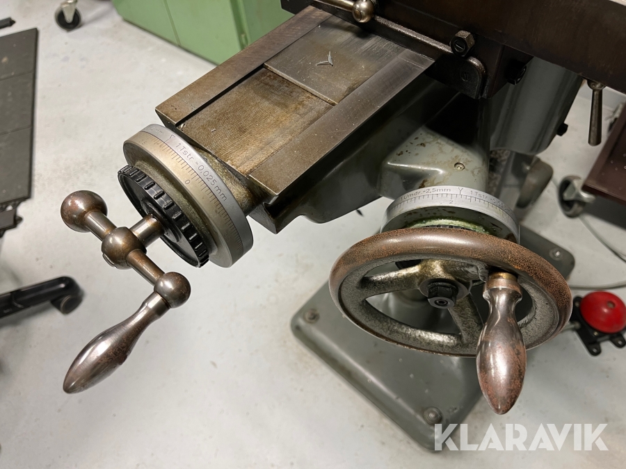 Gravyrmaskin Friedrich Deckel München G1U, Lund, Klaravik au