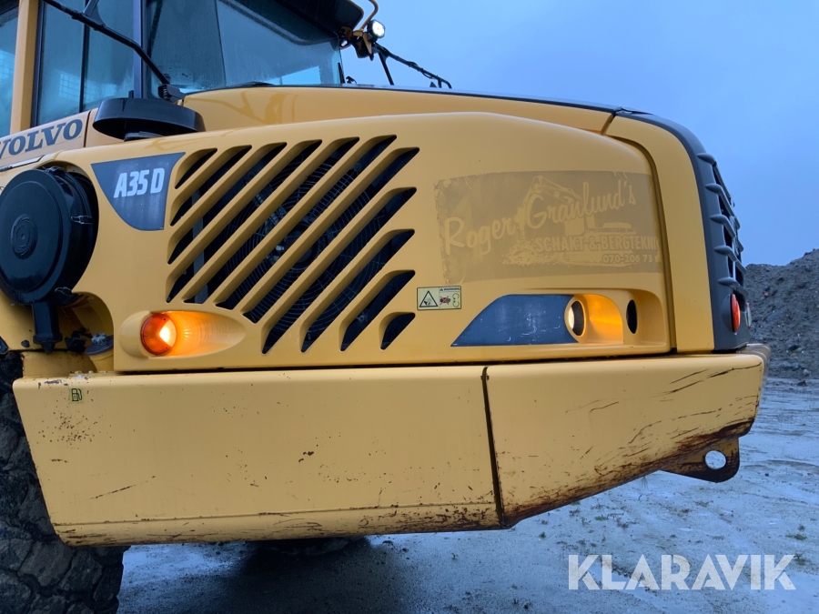 Dumper Volvo A35D, Umeå, Klaravik auktioner