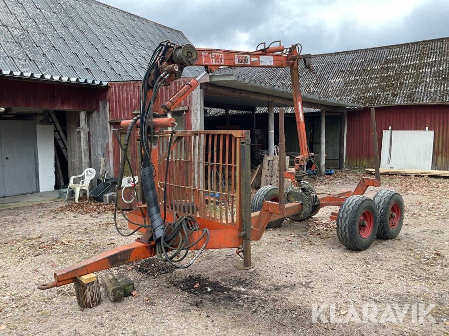 Skogsvagn Gisebo GSV 70, Värnamo, Klaravik auktioner